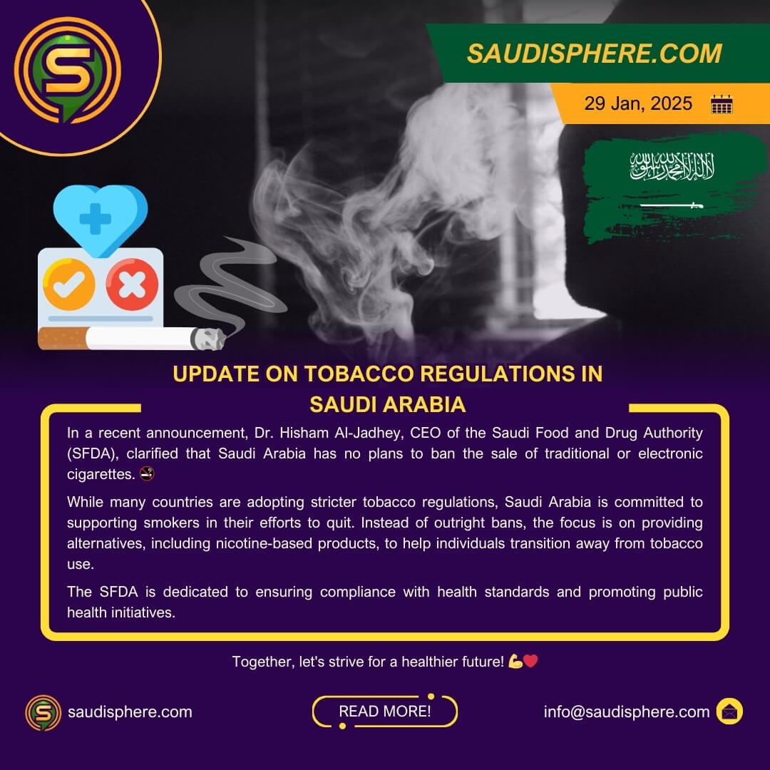 Update on Tobacco Regulations in Saudi Arabia